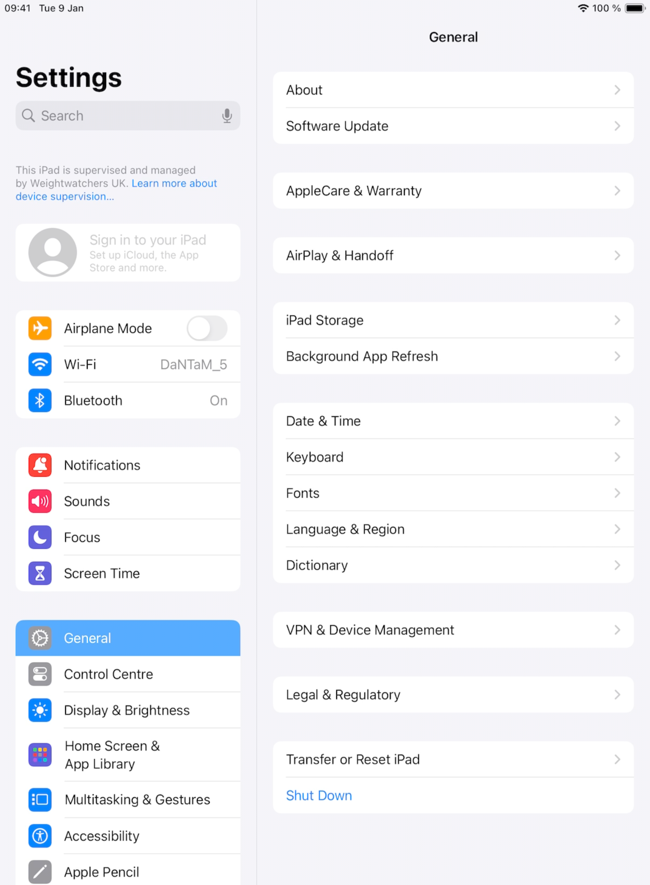 iPad Configuration Instructions